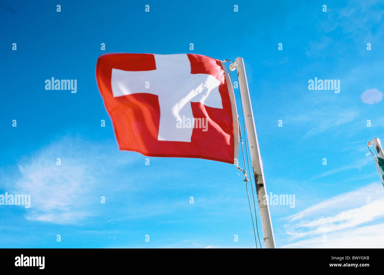 blue sky Graubunden Grisons Switzerland Europe in wind Switzerland ...