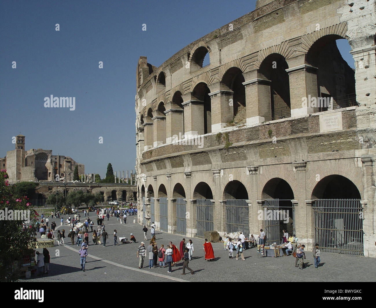 antique antiquity architecture Coliseum Colosseo facade historical ...