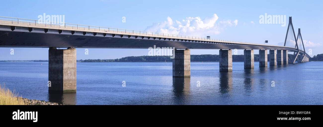 bridges Denmark Europe Faro bridge modern panorama between Falster ...