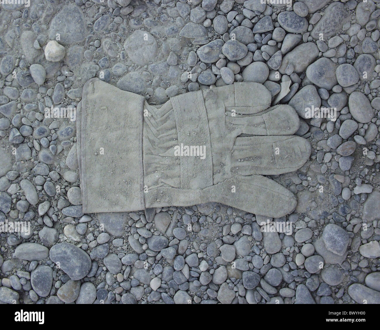bottom construction Glove gray ground individual industry mud still ...