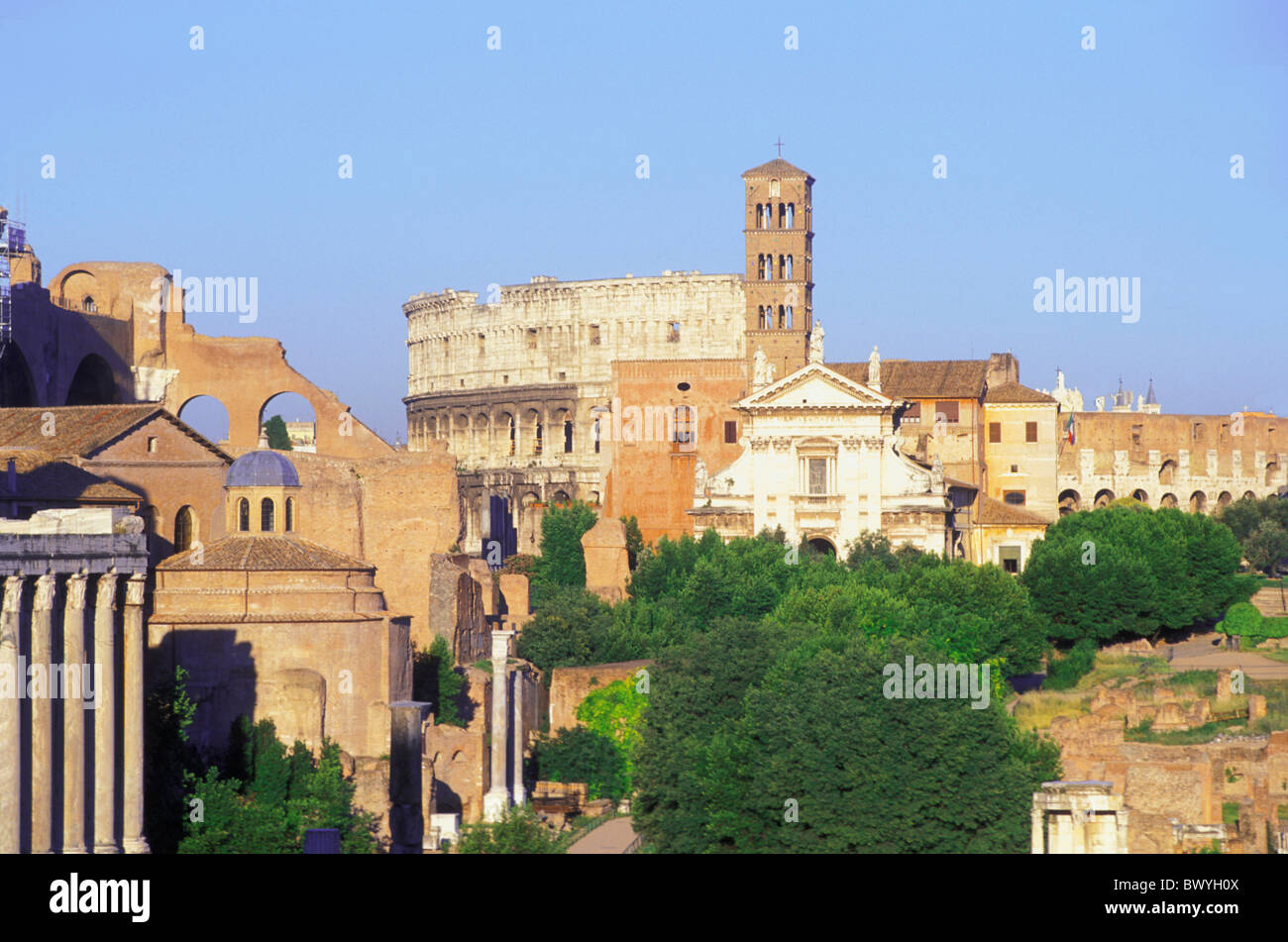 antique Ancient world antiquity Coliseum forum Romanum Italy Europe ...