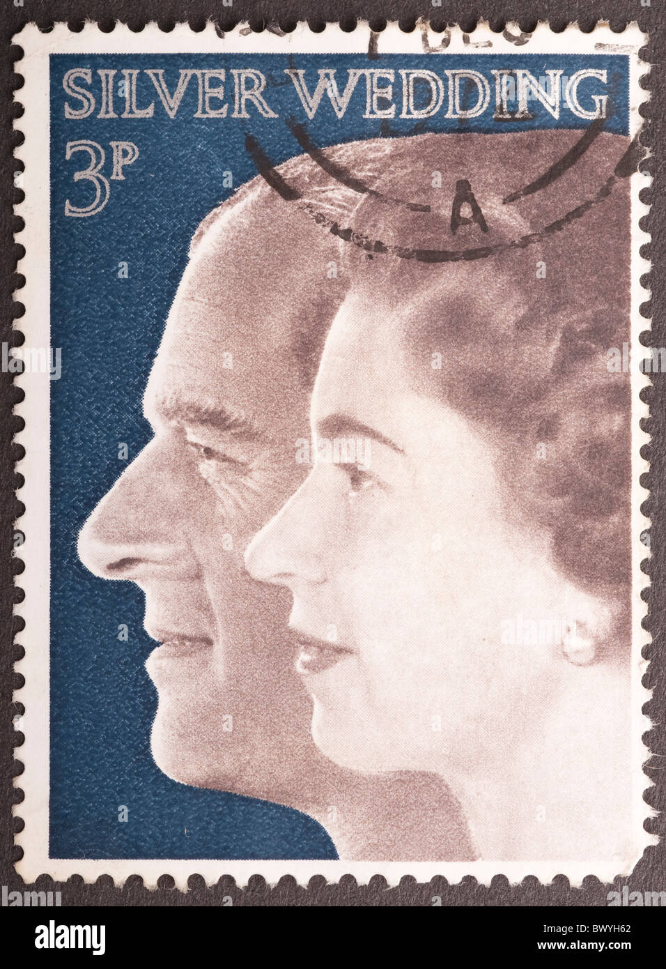 United Kingdom Postage Stamp 3d, 1972 Issue Stock Photo - Alamy