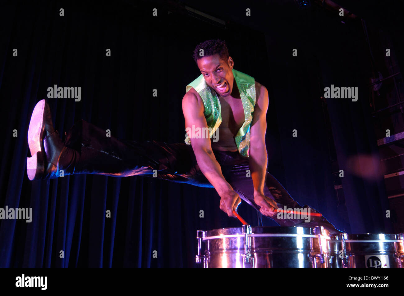 action concert drums entertainment image jump Live man Music musician ...