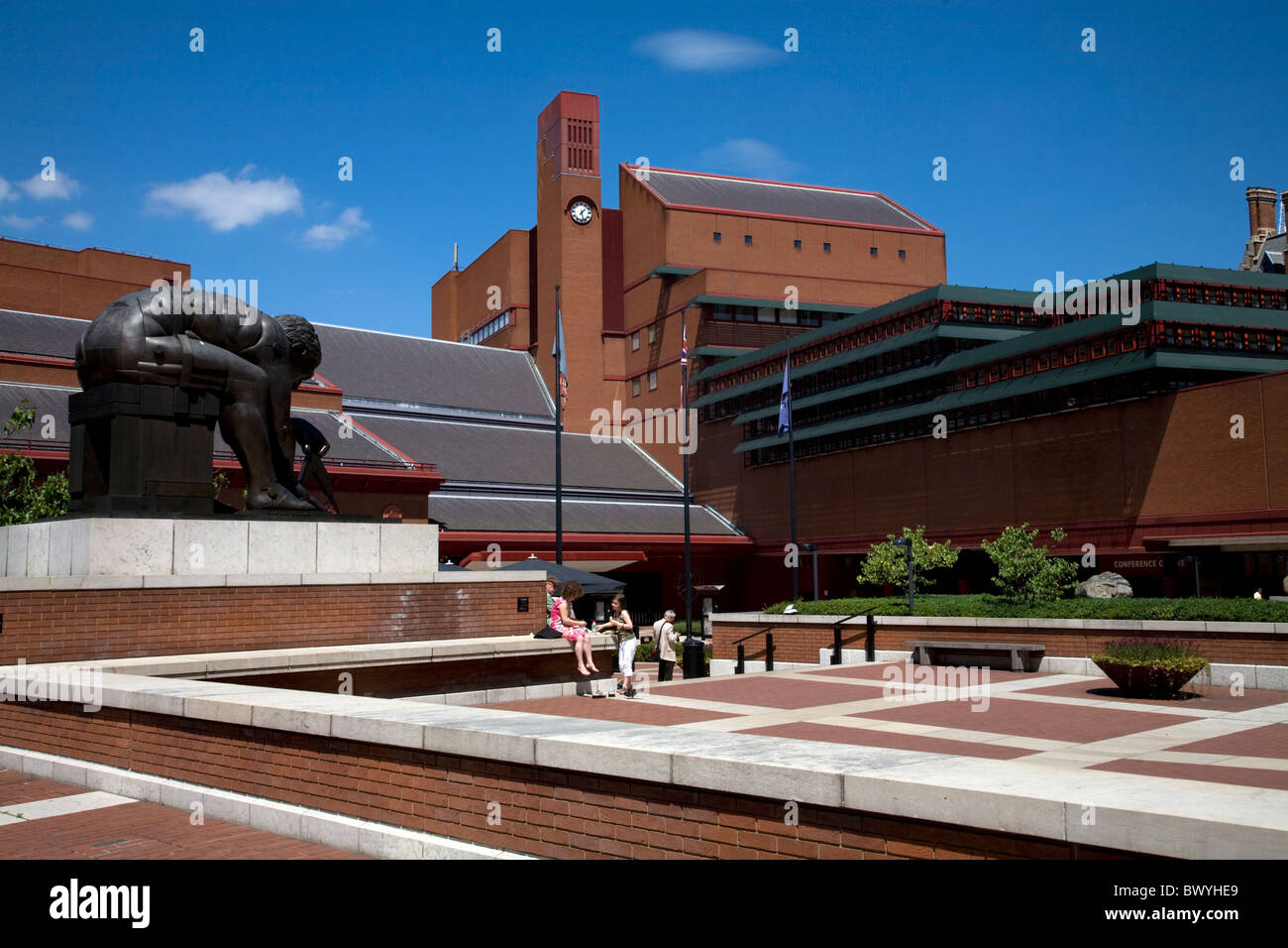 british library euston road london england Stock Photo - Alamy