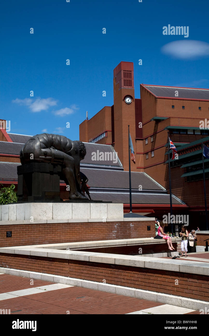 british library euston road london england Stock Photo - Alamy