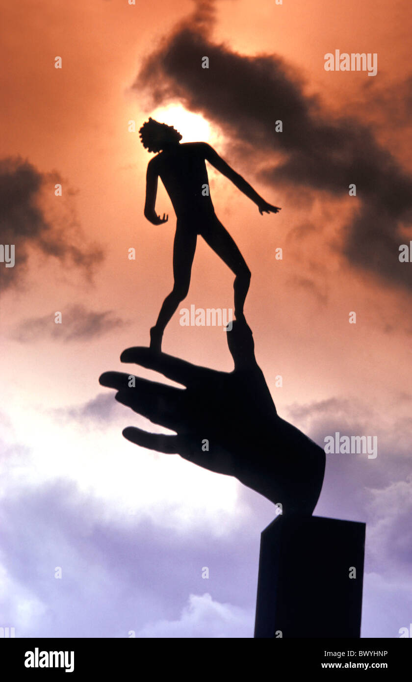 art culture dusk from Carl Milles Guds hand hand mood person plastic ...