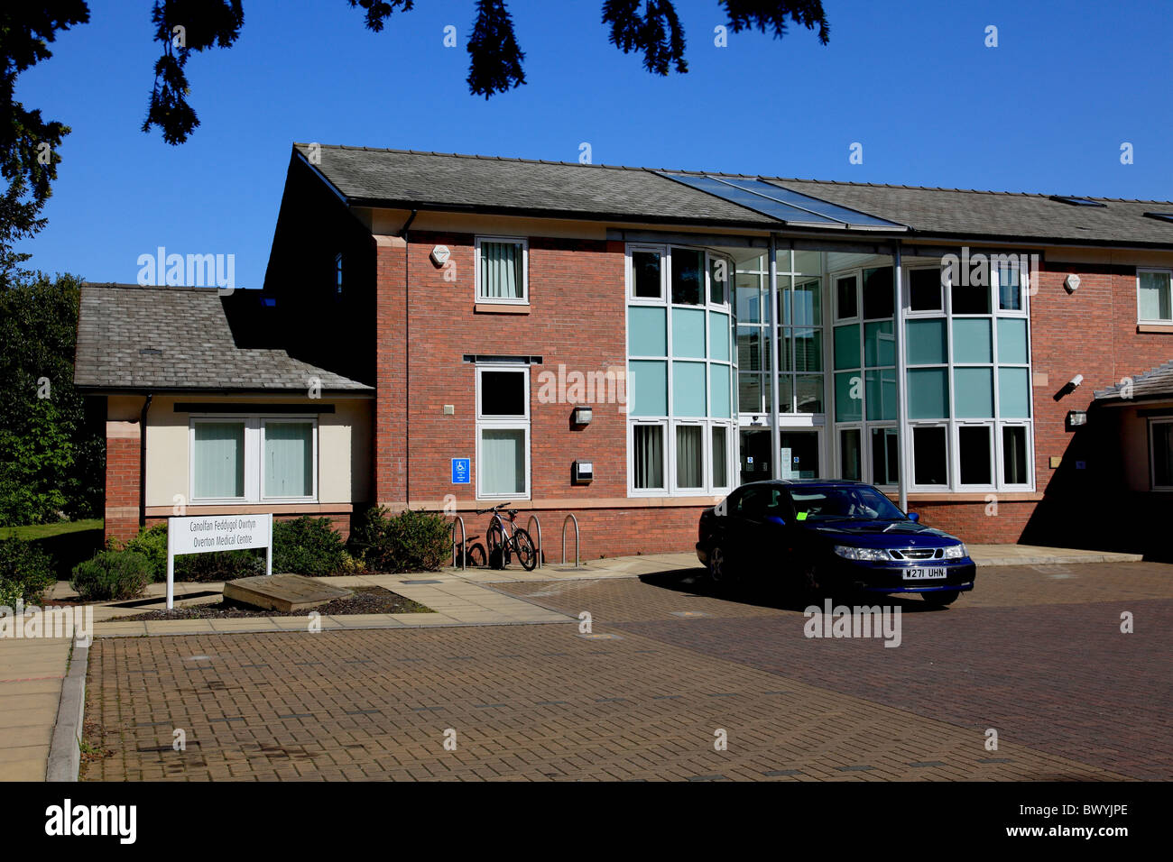 The new Medical Centre at Overton-on-Dee, Flintshire, North Wales Stock ...