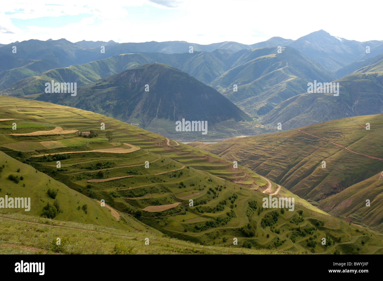 Magnificent landscape, Garze Tibetan Autonomous Prefecture, Sichuan ...