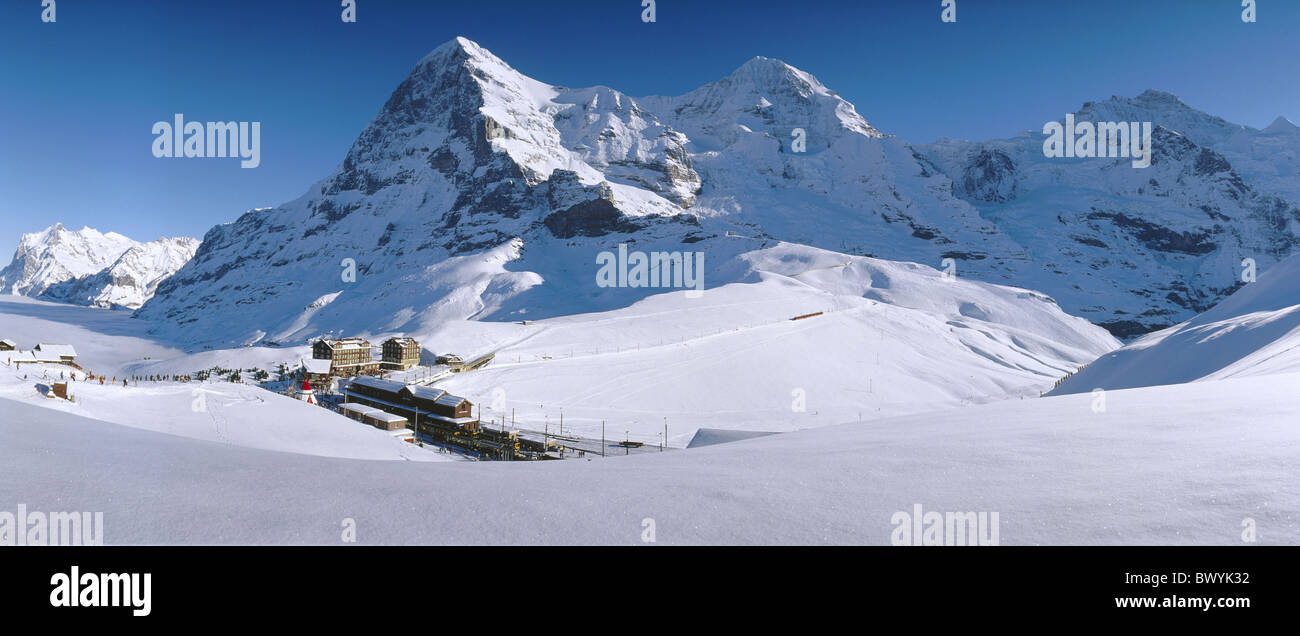 Switzerland Europe canton Bern Bernese Oberland winter sports sport ...