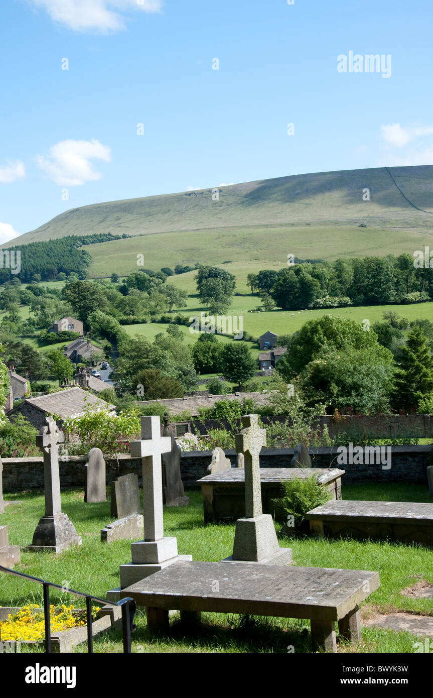 Downham Village Pendle Lancashire England Stock Photos & Downham ...