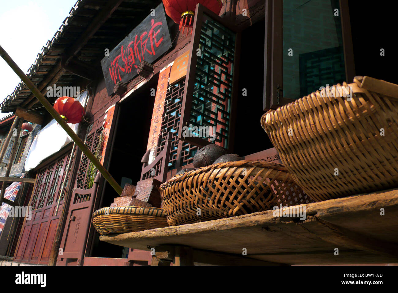 Local restaurant, Qingyan Ancient Town, Guiyang, Guizhou Province ...