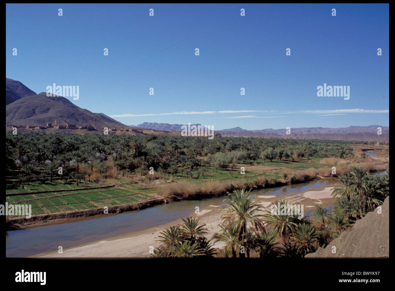 blue clouds color colors day delta desert Draa Drâa earth garden ...