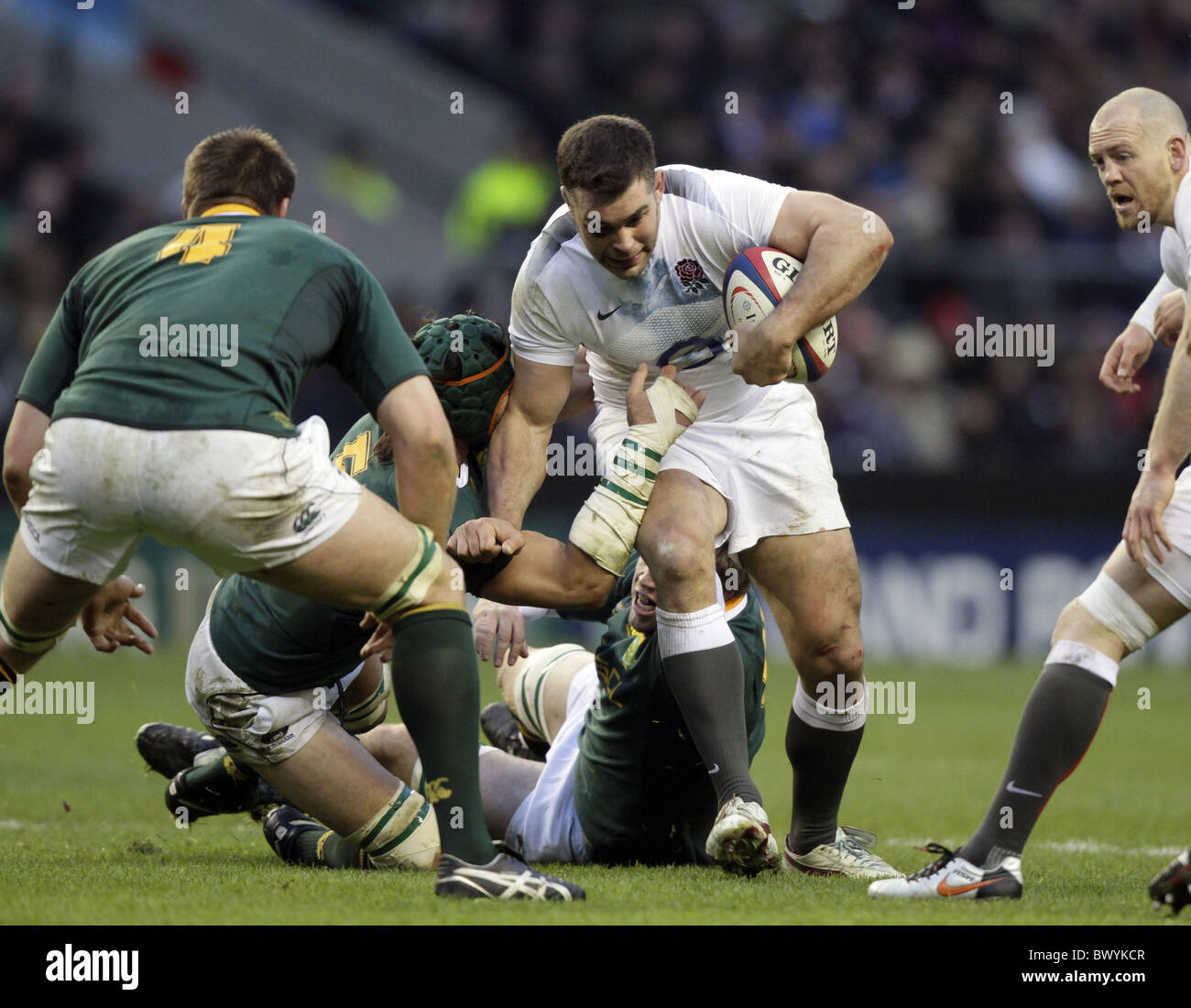 NICK EASTER FINDS NO WAY PAST ENGLAND V SOUTH AFRICA RU TWICKENHAM ...