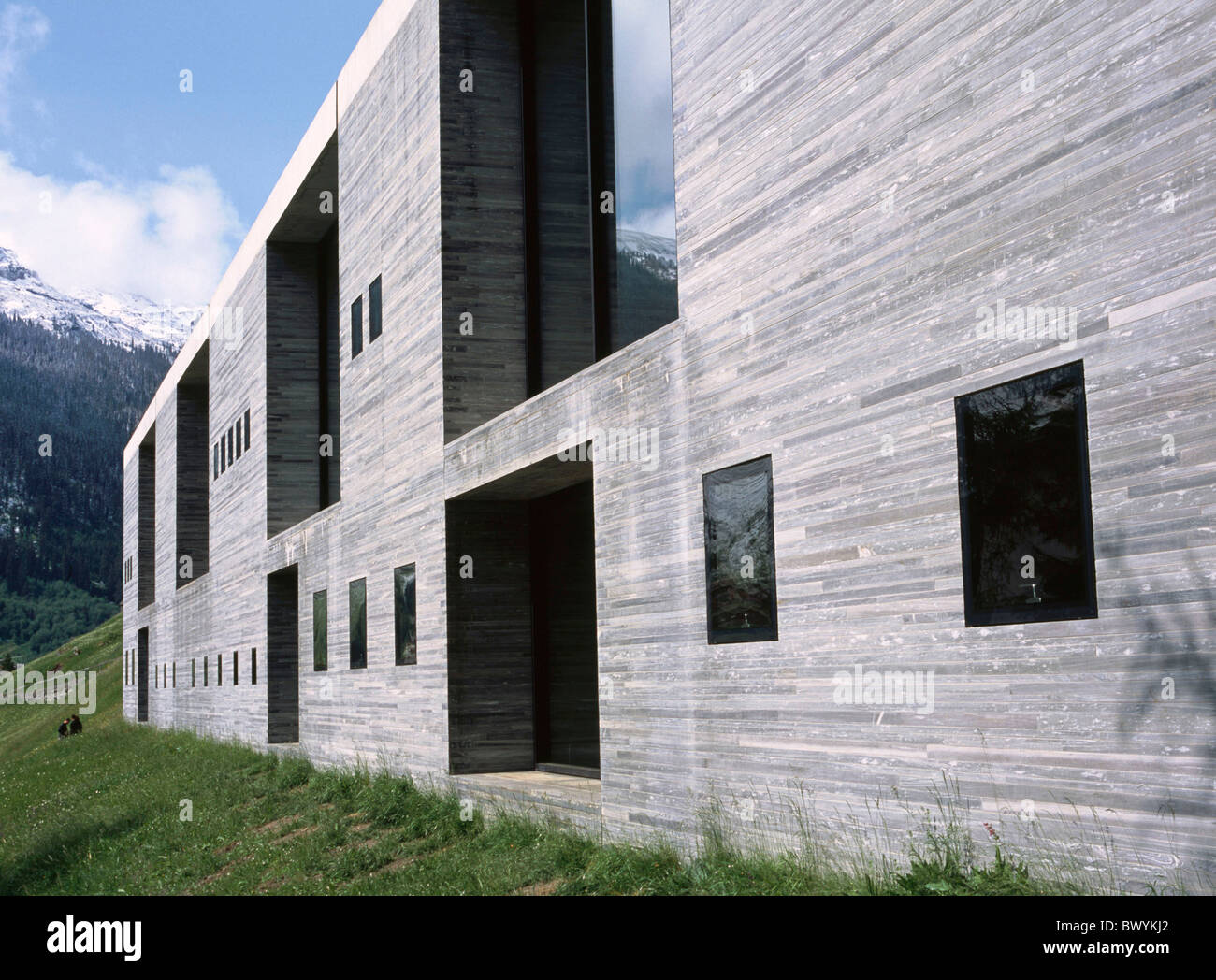 architect architecture facade rock bath window building construction ...