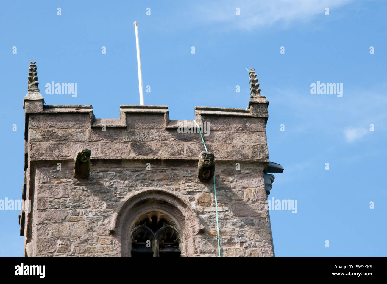 The Church of St Leonard in Downham Pendle Hill area in Lancashire in ...