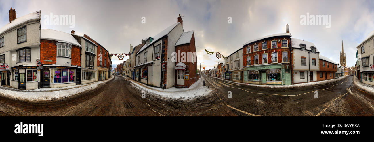 Full 360 degree panorama of Louth Town, Lincolnshire, England. This ...