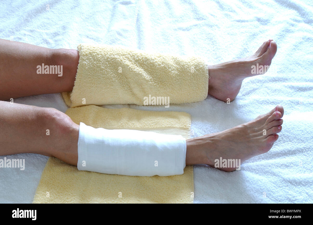 compresses detail health leg compress legs medicine Taking a Kneipp ...