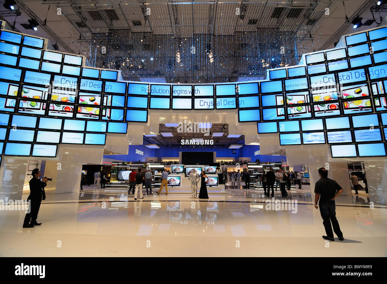 IFA 2008, Samsung multimedia wall, Berlin, Germany Stock Photo - Alamy