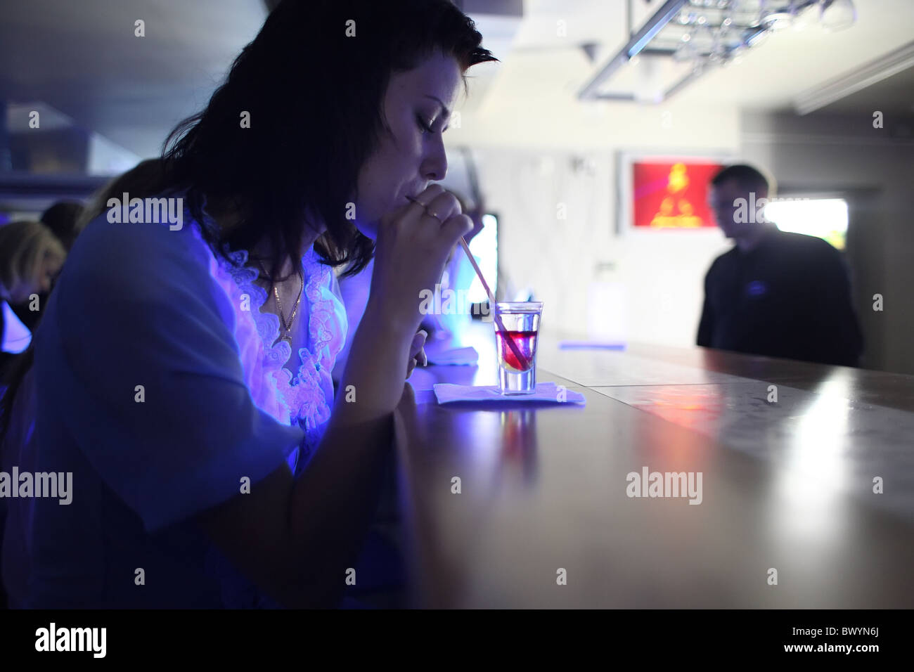 Drink through a straw hi-res stock photography and images - Alamy