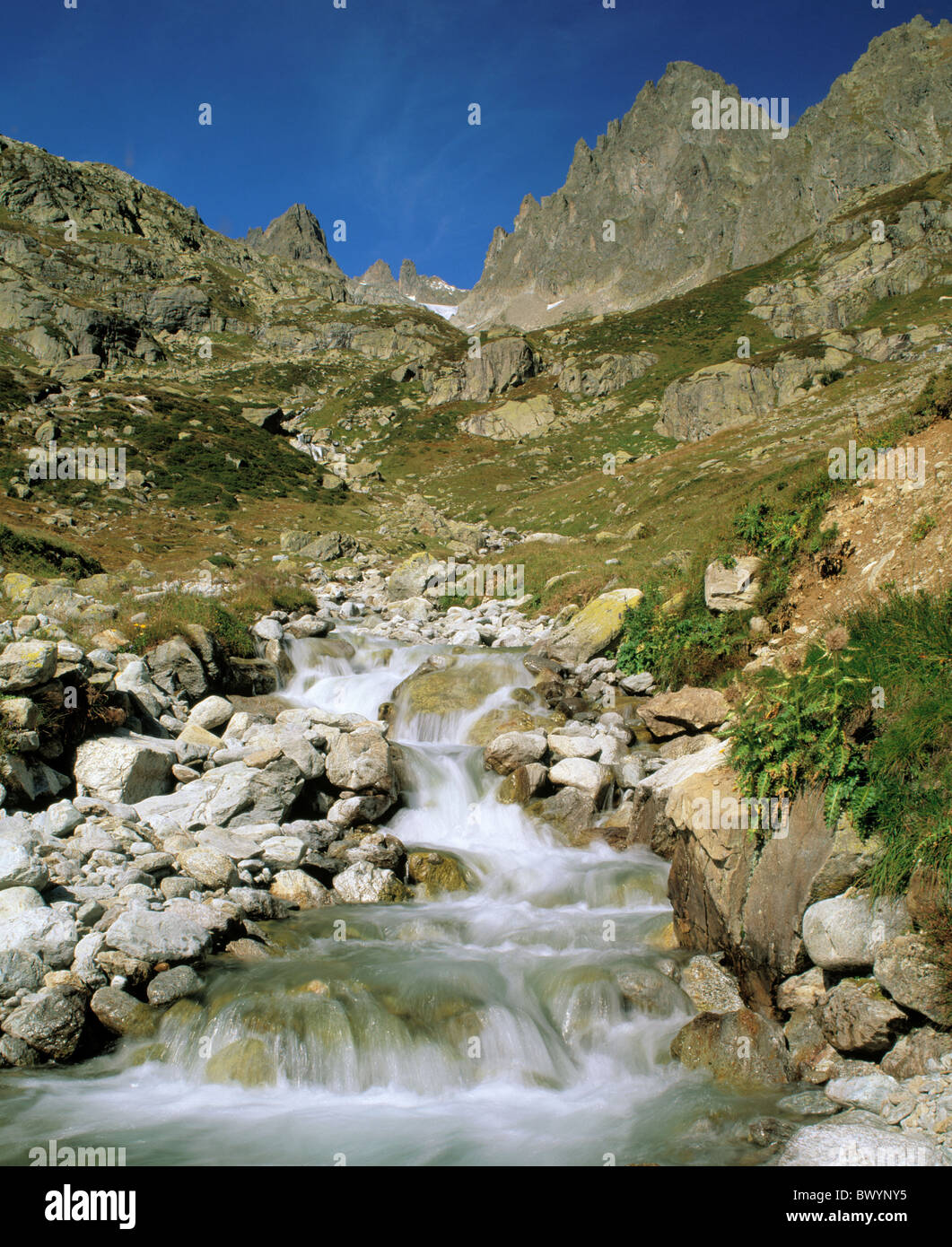 mountain brook alp Alps brook Creek brook mountains Bern Bernese ...