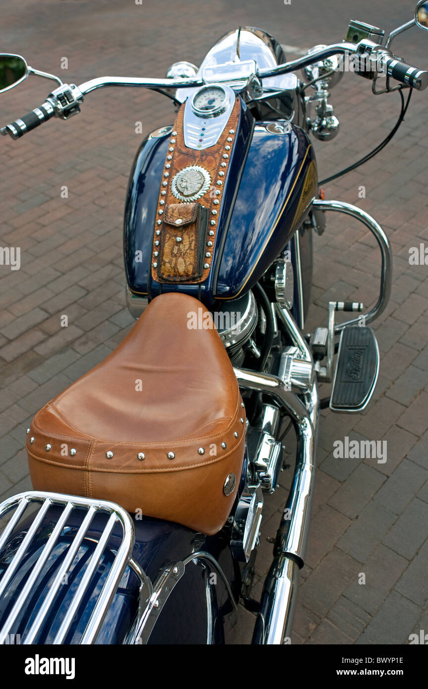 High end customized Indian motorcycle Stock Photo - Alamy