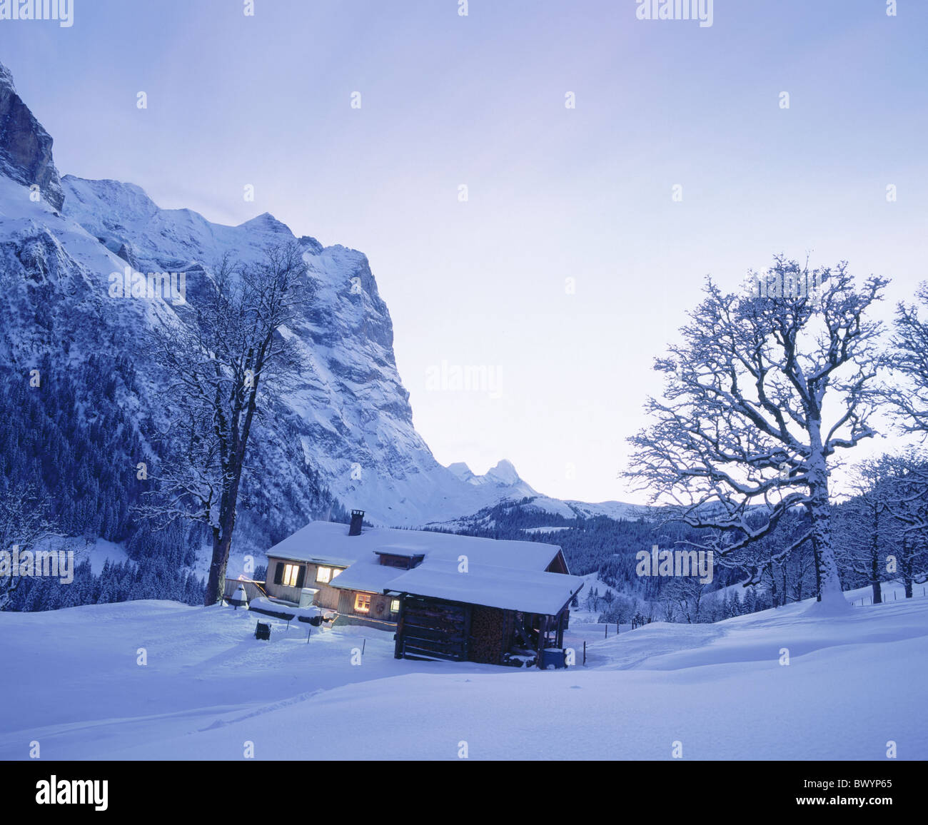 alpine Alps mountains Bernese Oberland Brochhutte house home hut canton ...