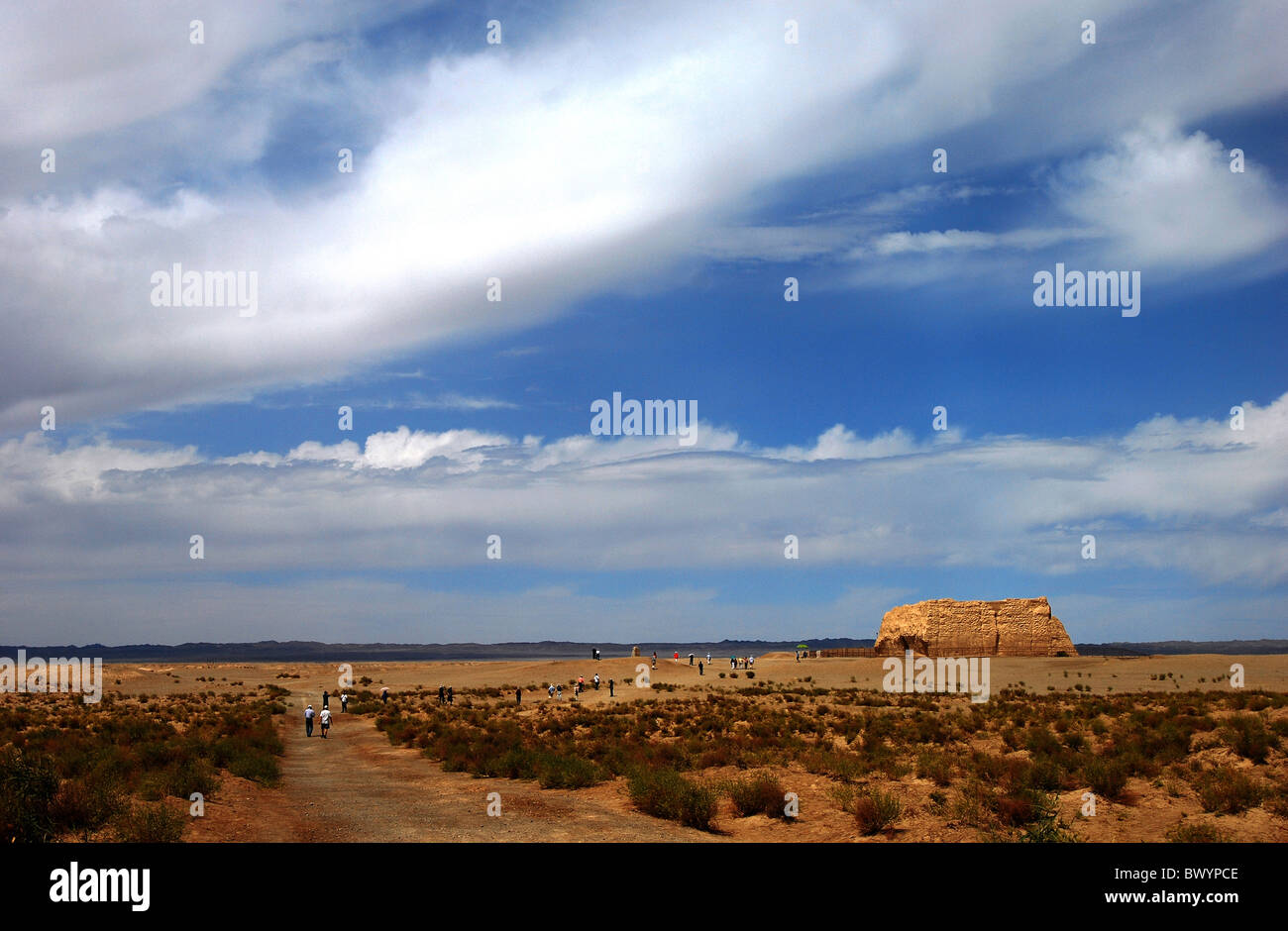Yumenguan Pass, Dunhuang, Jiuquan, Gansu Province, China Stock Photo ...