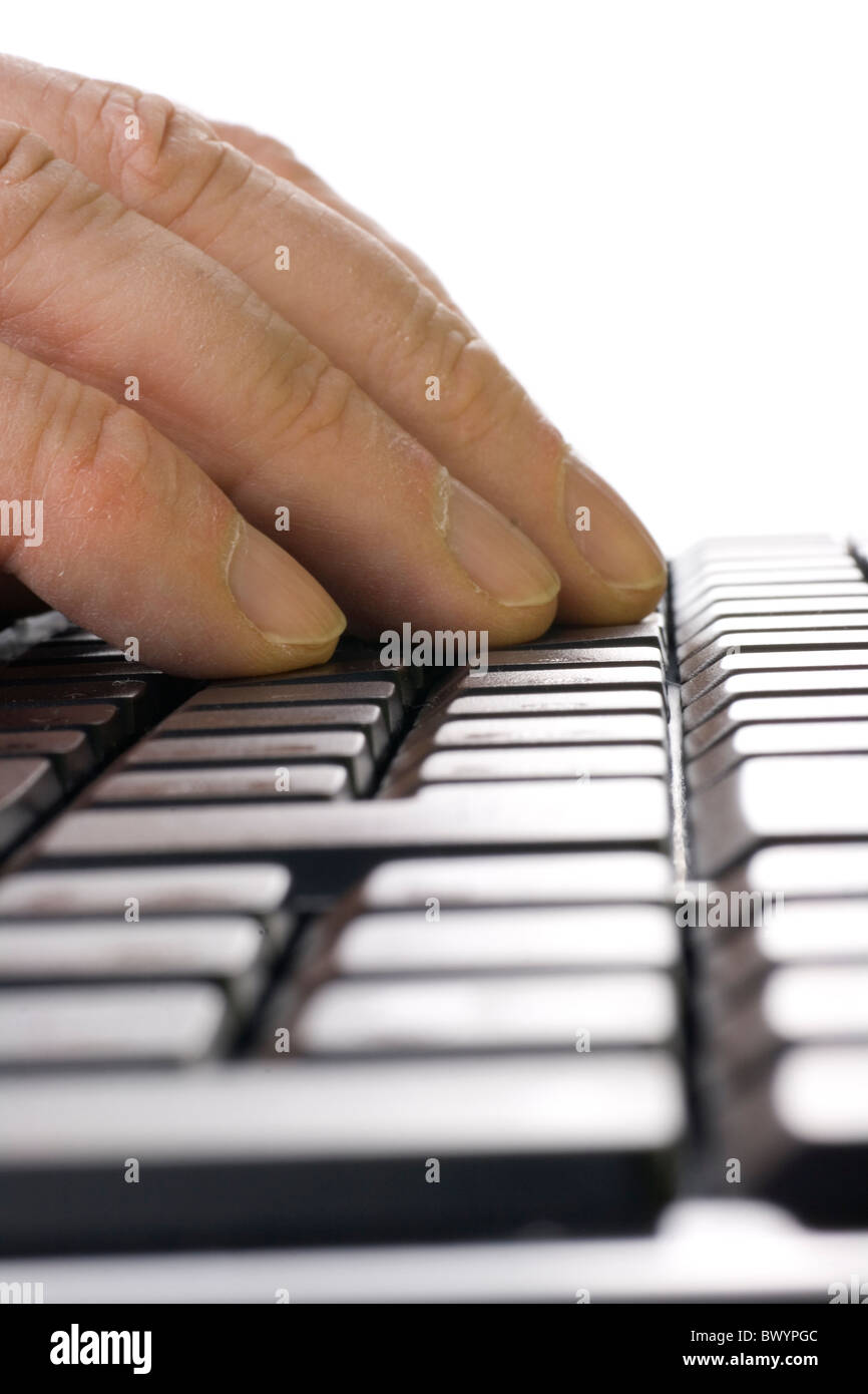 Keyboard computer black hi-res stock photography and images - Alamy