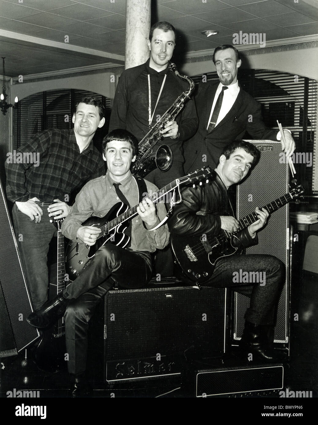 ALEX HARVEY BIG SOUL BAND Scottish pop group 28 October 1964 with ...