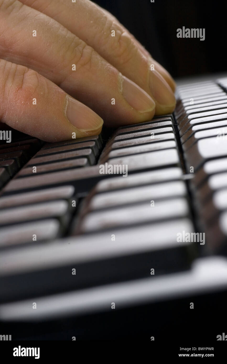 Keyboard computer black hi-res stock photography and images - Alamy