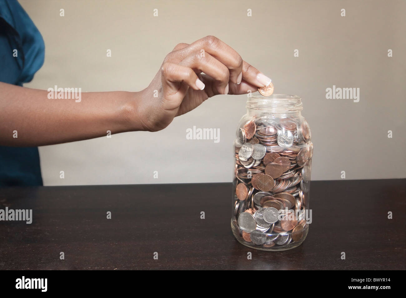 Coin jar hi-res stock photography and images - Alamy