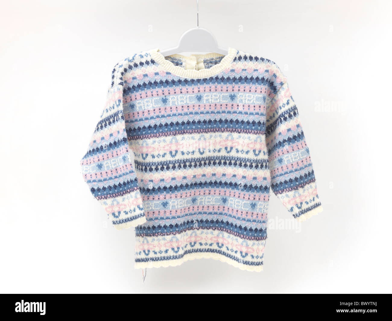Girl's Knitted jumper Stock Photo - Alamy
