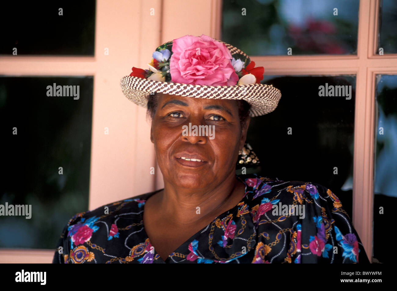 black women hat locals Long Island Bahamas portrait Veronica Knowles ...