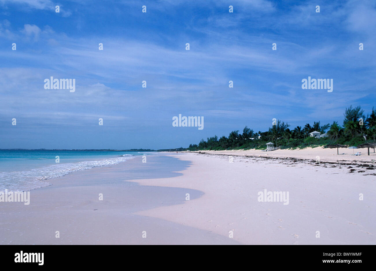 Beach harbor Island Bahamas scenery landscape sea Seashore Stock Photo ...
