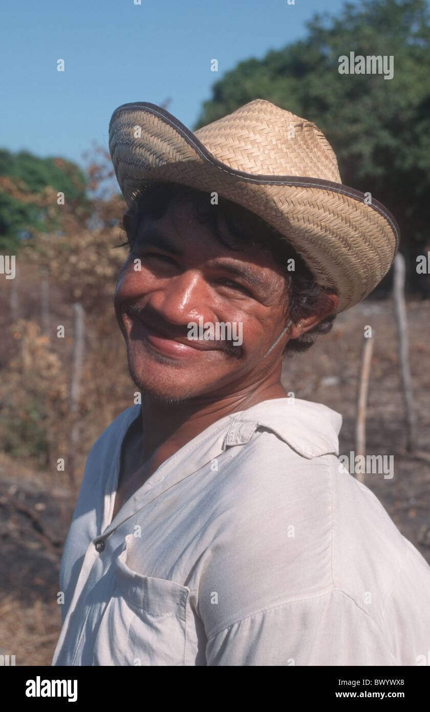 BRAZIL. PORTRAIT OF MAN FROM THE SERTAO REGION OF THE NORTH EAST Stock ...