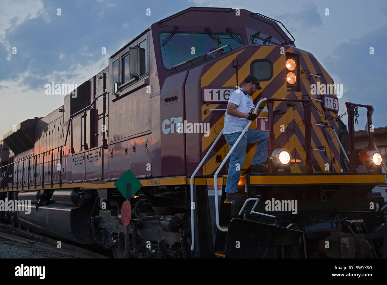 Train engineer hi-res stock photography and images - Alamy