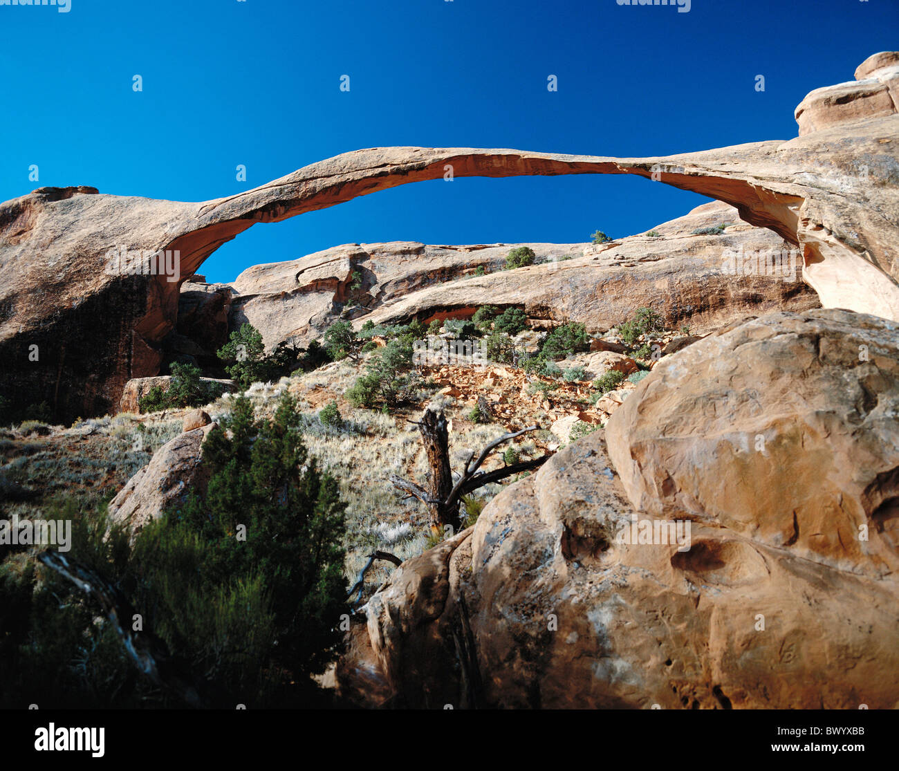Arches national park cliff arch land cape Arch USA America North ...