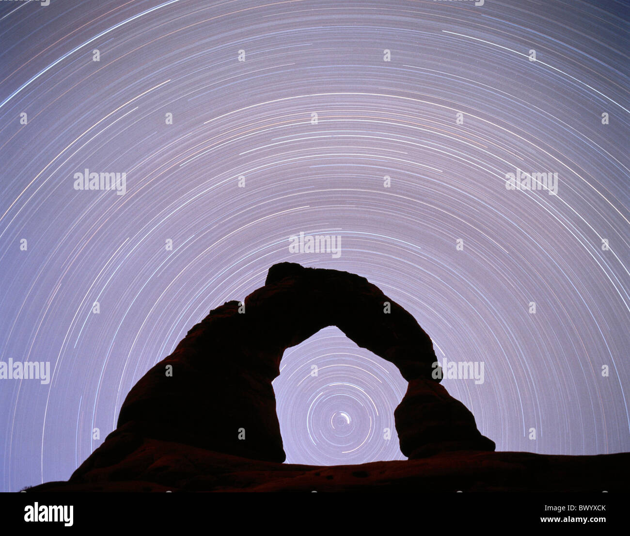 Arches national park scenery rock cliff cliff arch Delicate Arch long ...
