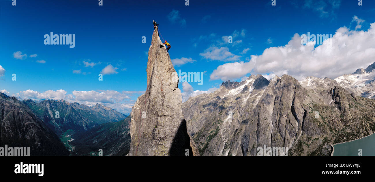 climbing sport Alps mountains Albigna Bergell mountaineering sport ...