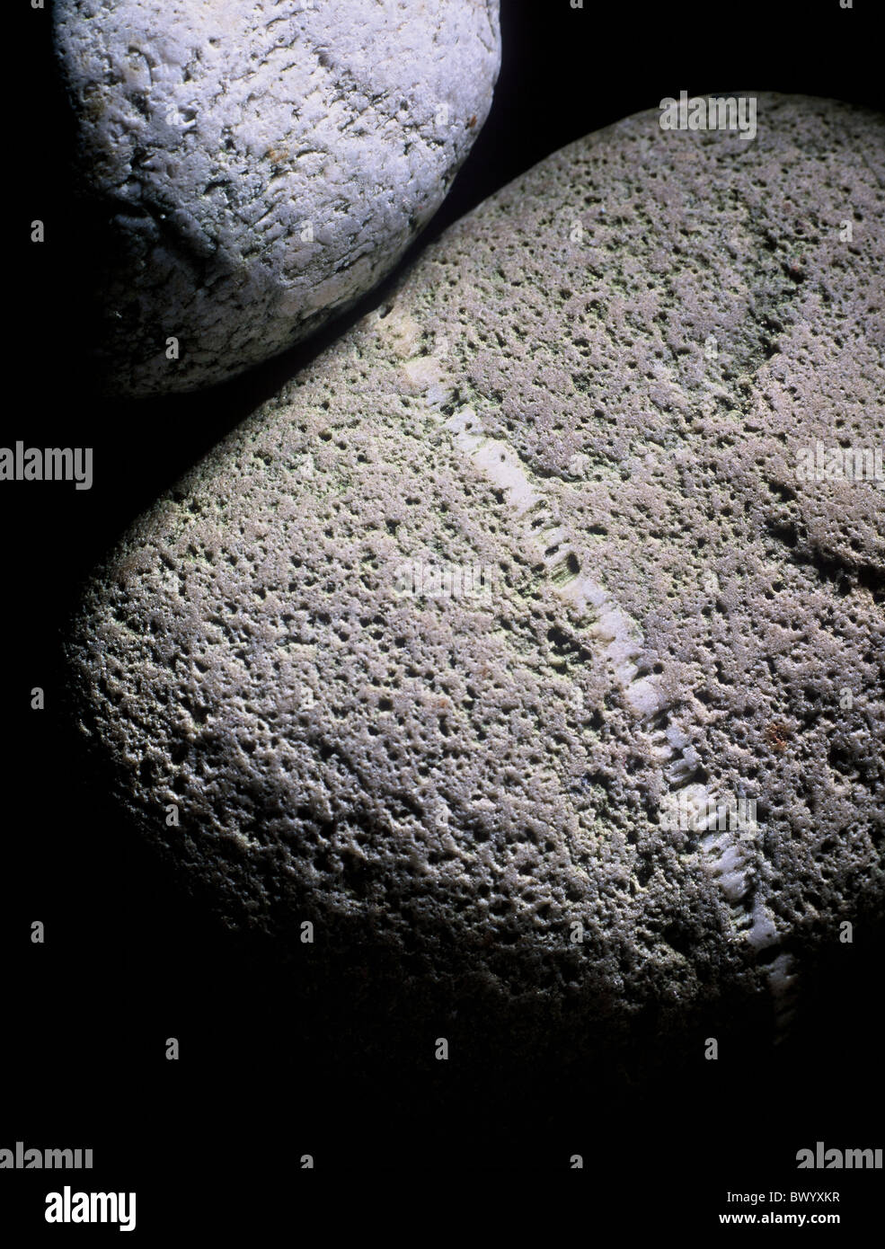 round contrast curvature form hard mineral pebble pebble stones shape ...