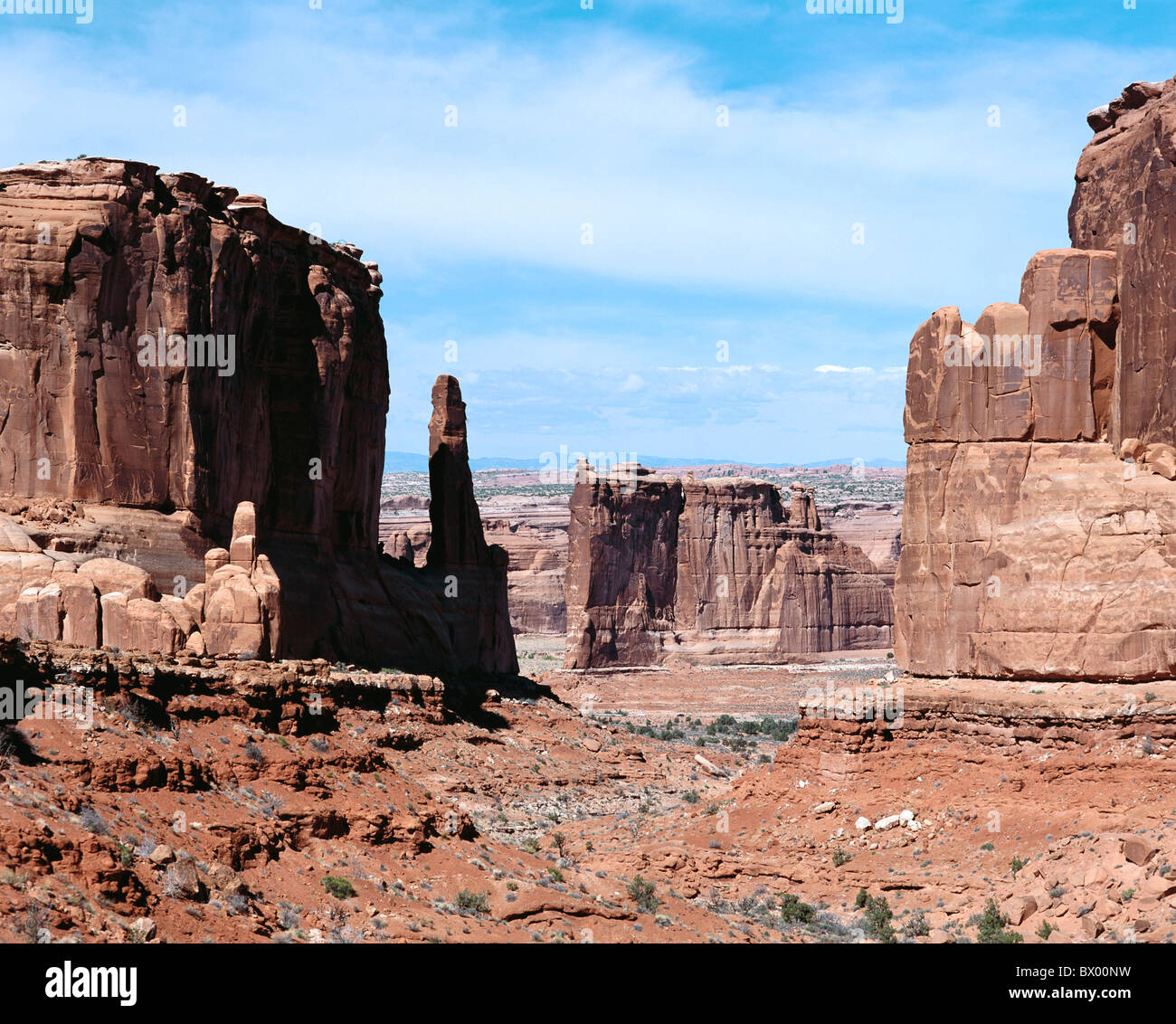 Arches national park rock cliff highway scenery country road street ...