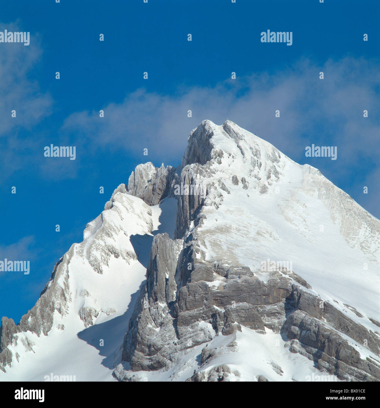 alpine Alps Alpstein mountains summits peaks scenery Eastern ...