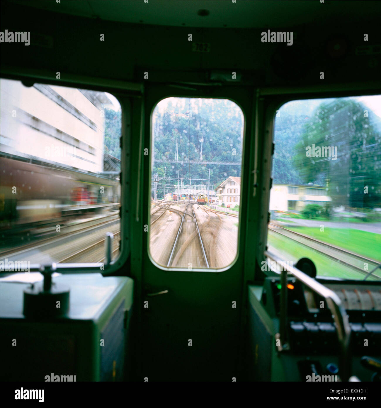 railway canton Bern Bernese Oberland Switzerland Europe Interlaken ...
