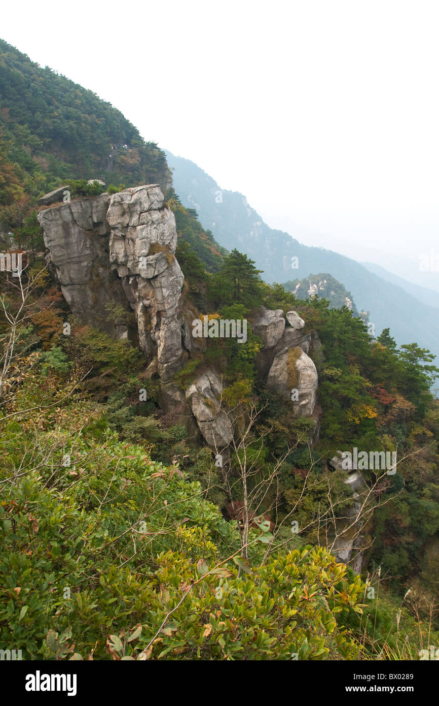 Magnificent mountain range, Mt. Lushan Global Geopark, Jiujiang ...