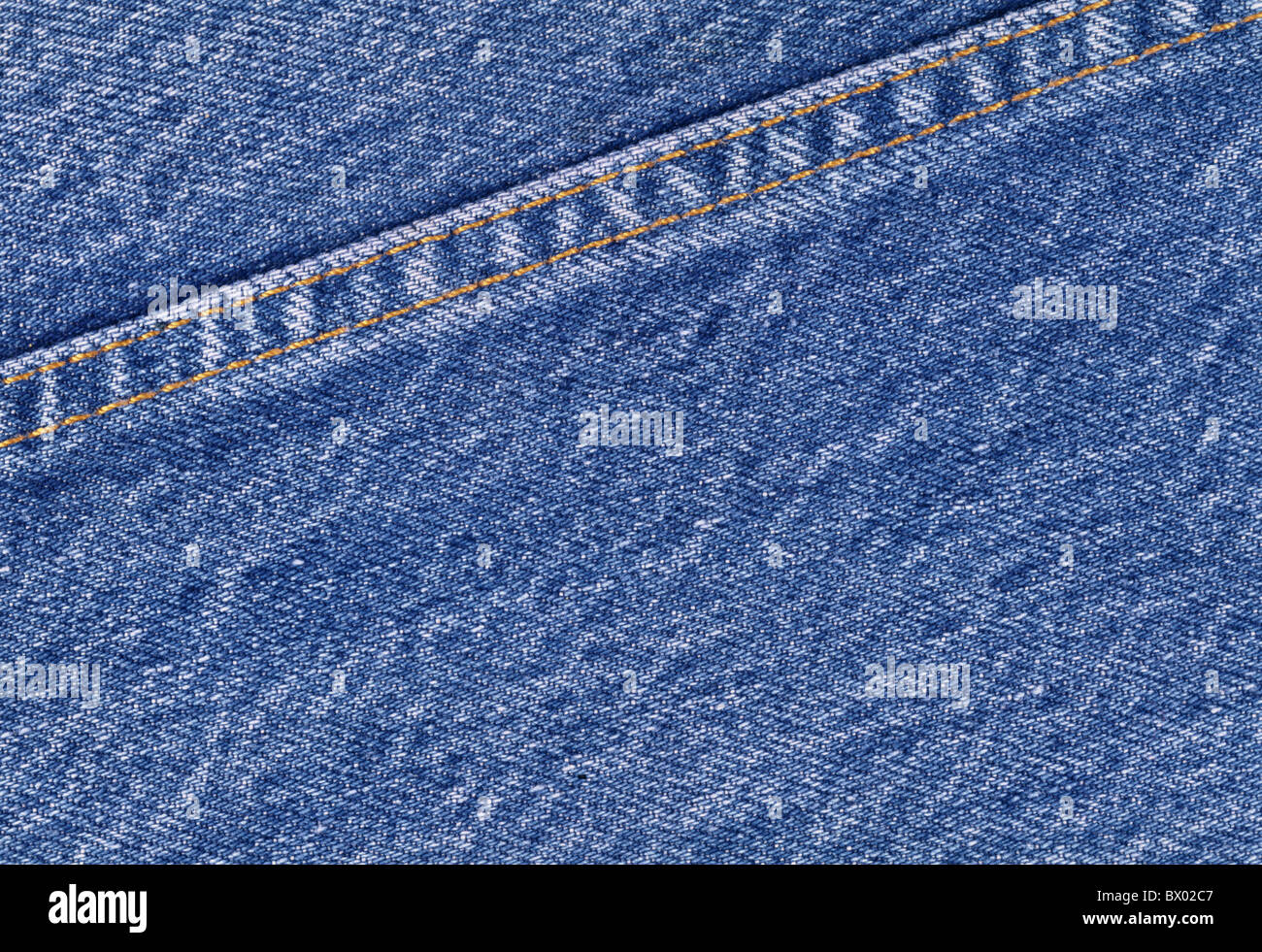 close up Jeans denim seam material substance materials substances ...