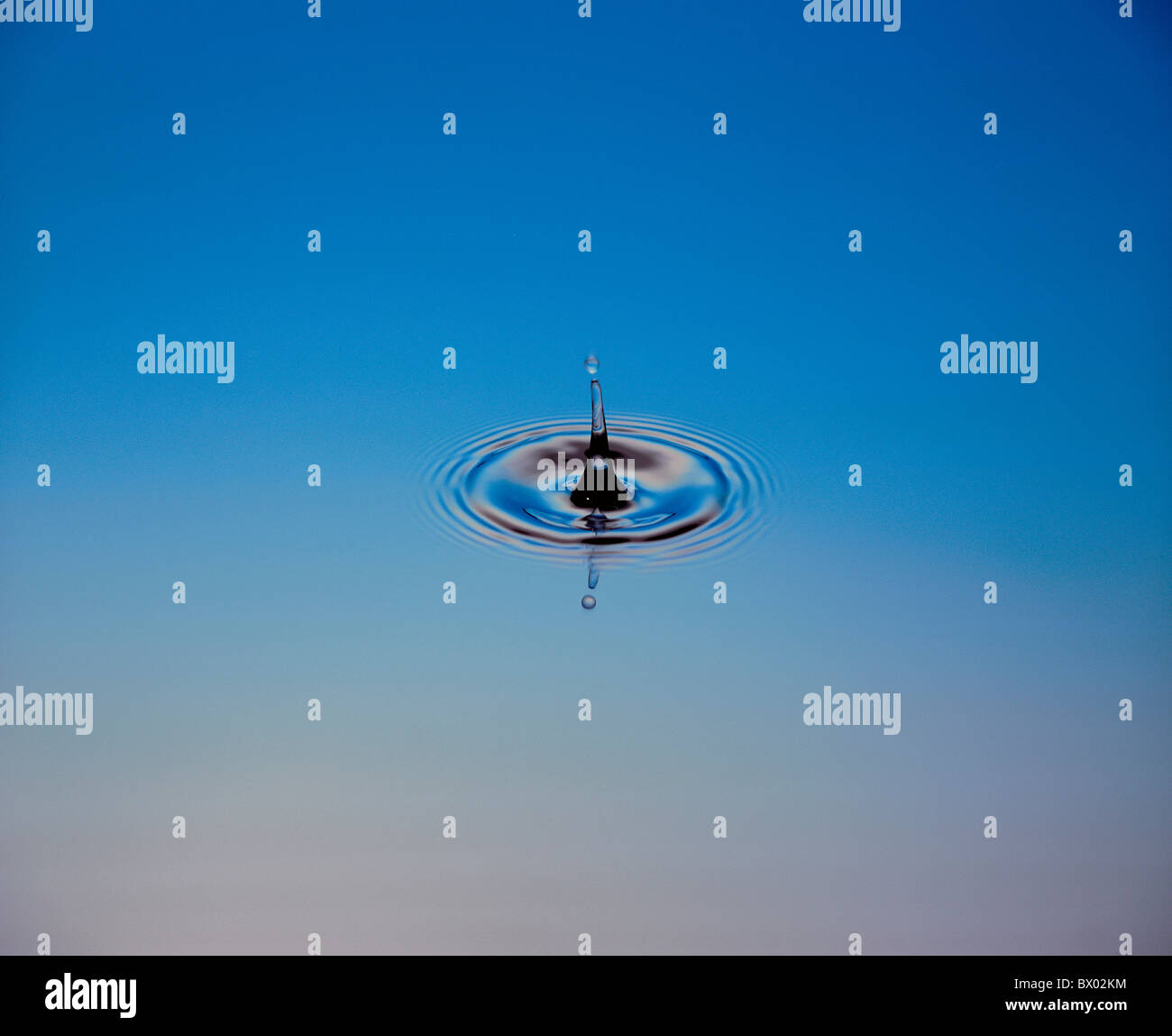 water drop rings drops of water circles rings level ribs waves Stock ...