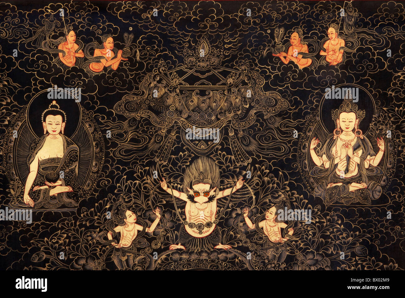 Exquisite Tangka, Tibet, China Stock Photo - Alamy