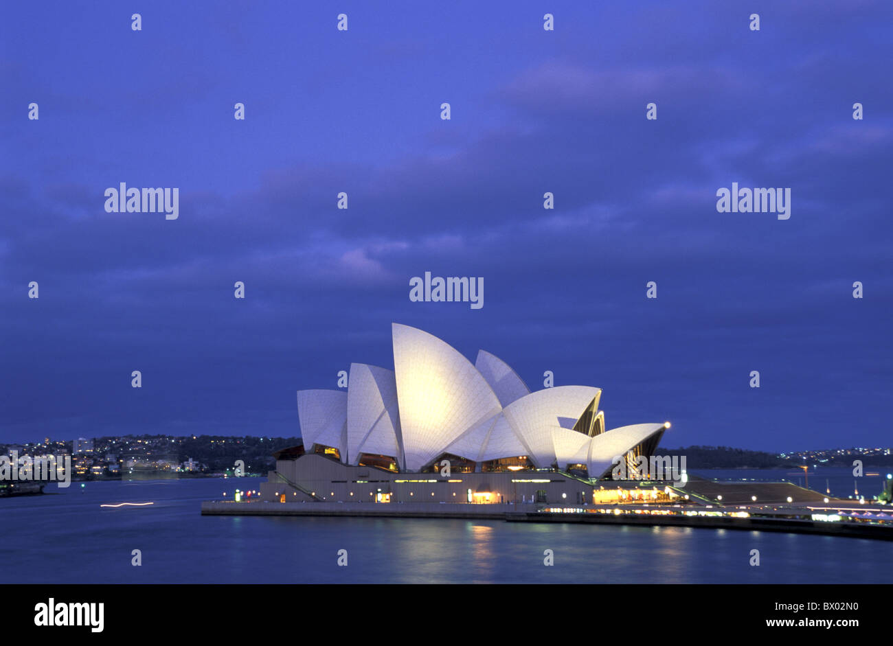 Australia New South Wales Opera House Sydney night Stock Photo - Alamy