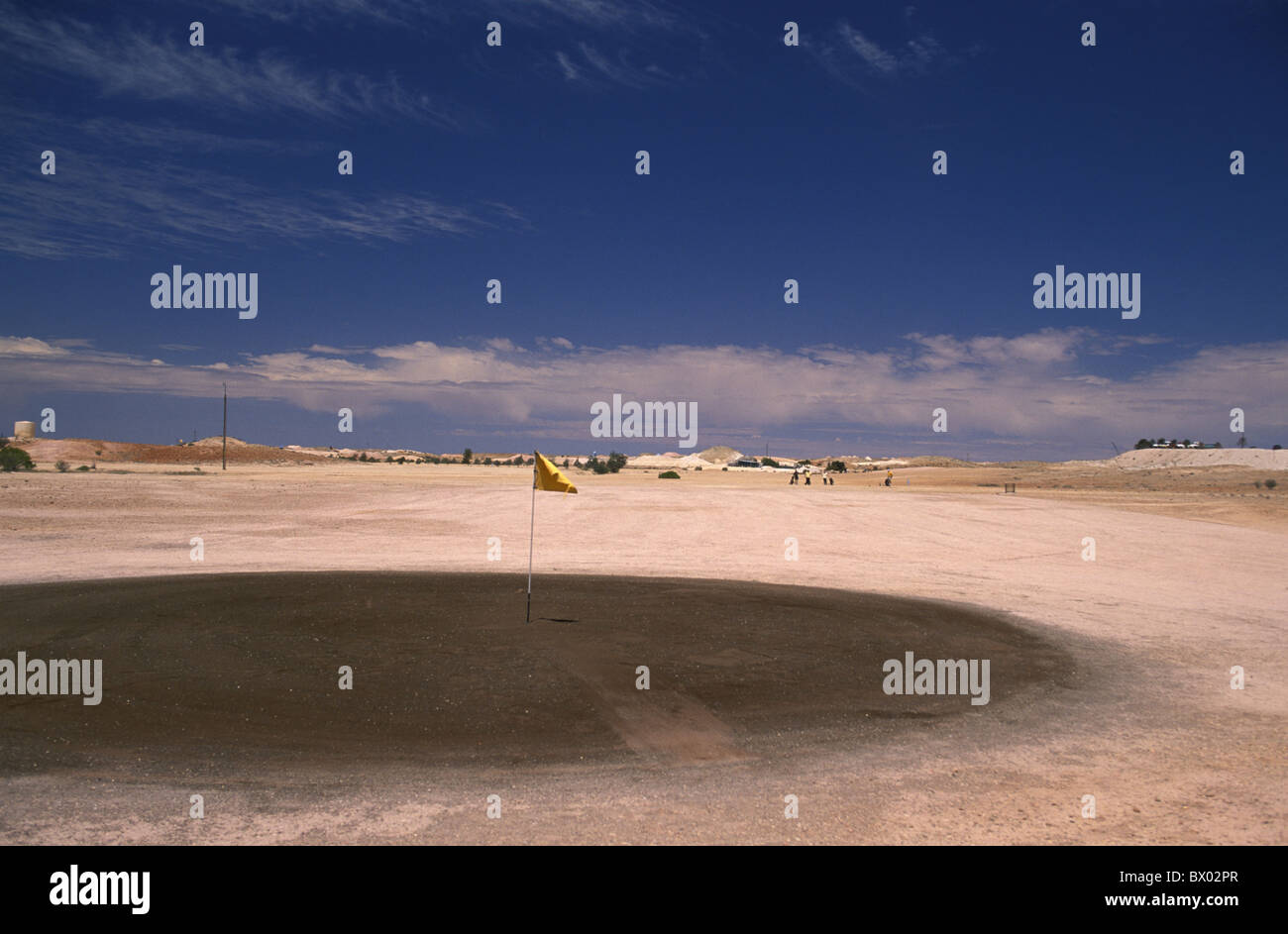 Australia Coober Pedy Golf Club Coober Pedy South Australia sand flag ...
