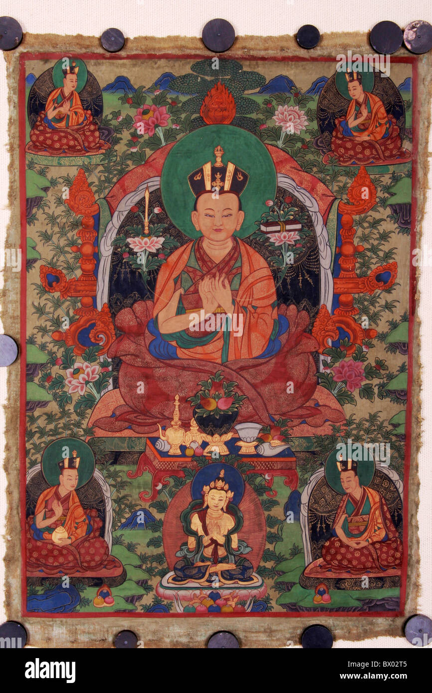 Exquisite Tangka, Tibet, China Stock Photo - Alamy